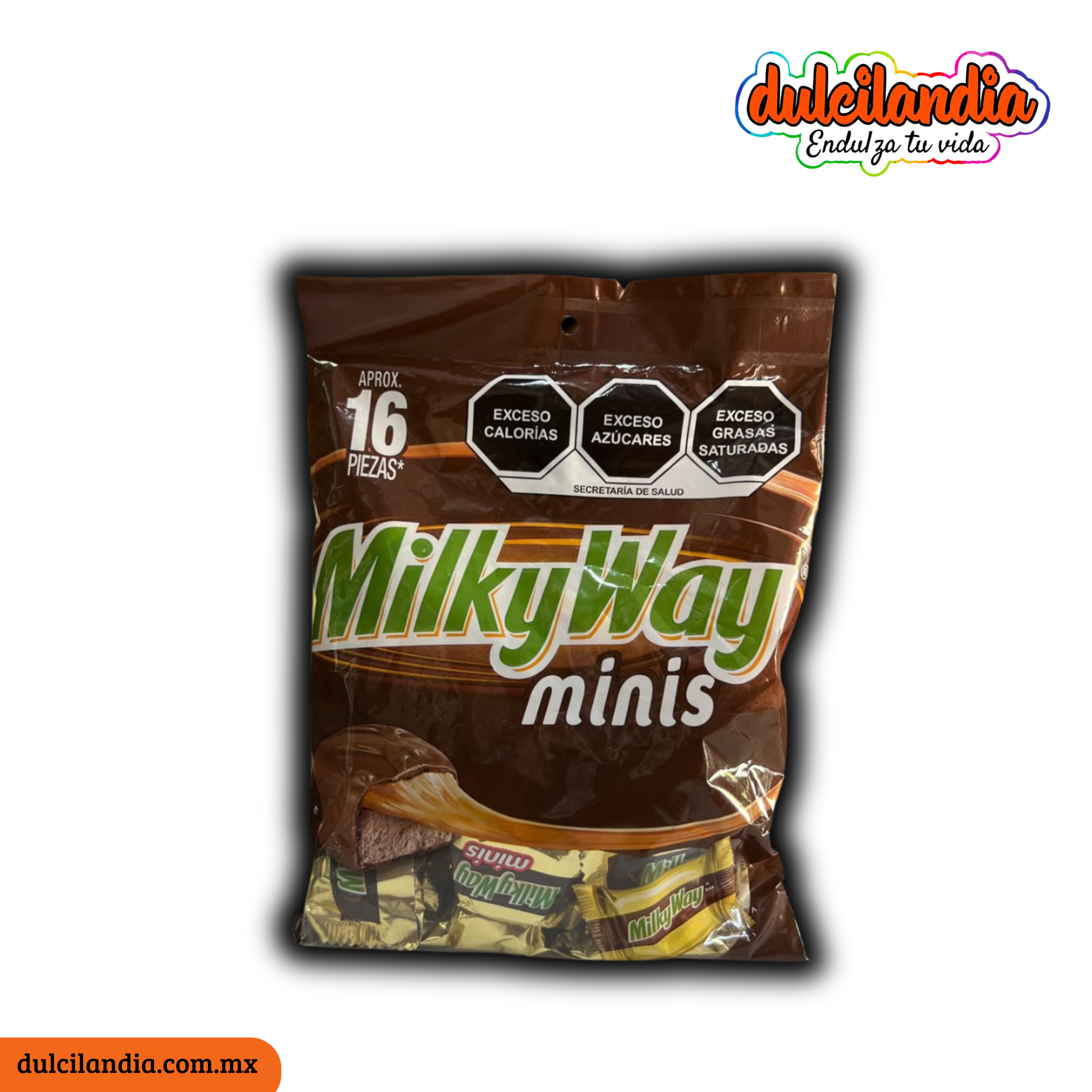 Chocolates Milky Way Minis 8.5g MARS Bolsa c/16 – Dulcilandia Dulcería