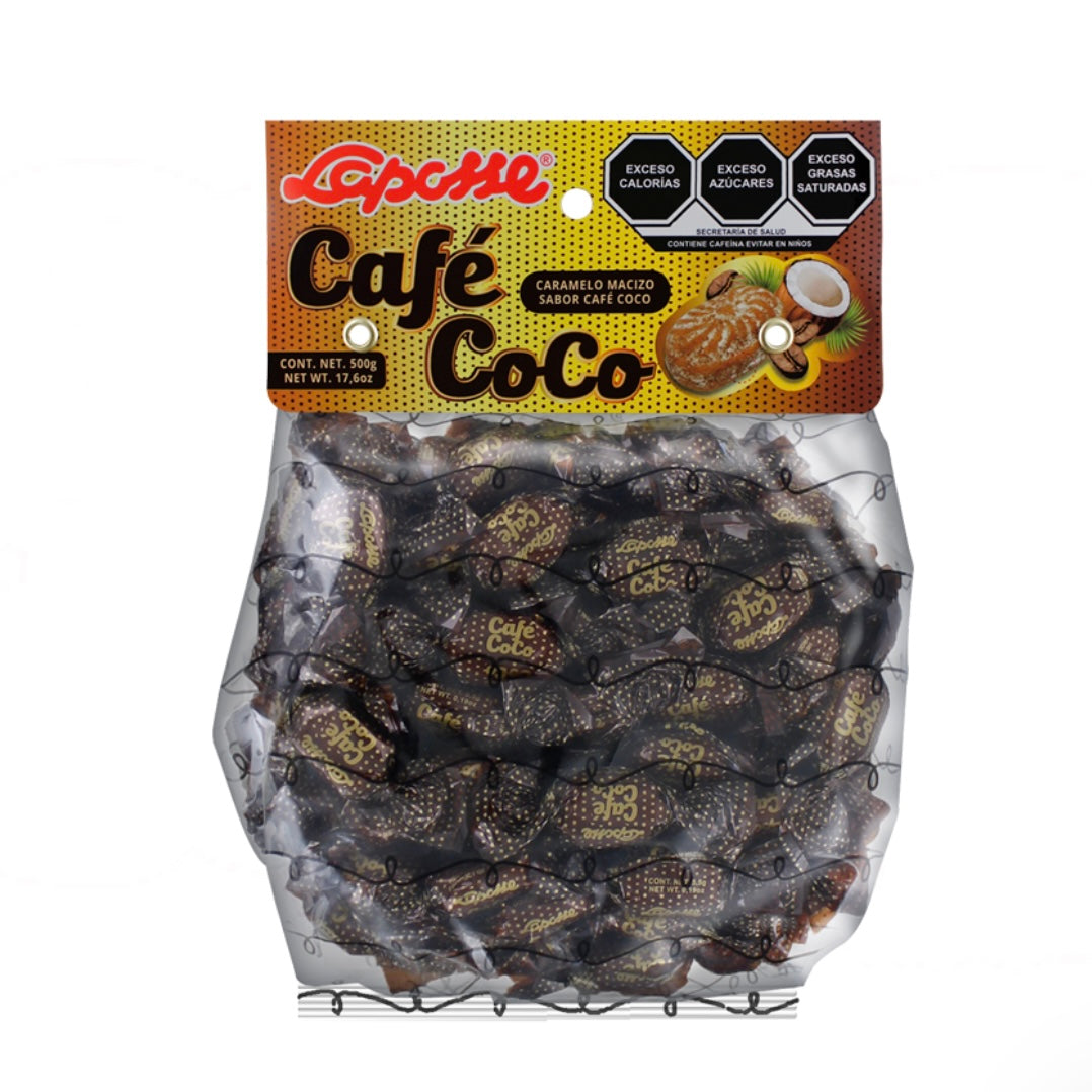 Caramelos Café Coco Laposse Bolsa 500g Dulcilandia Dulcería